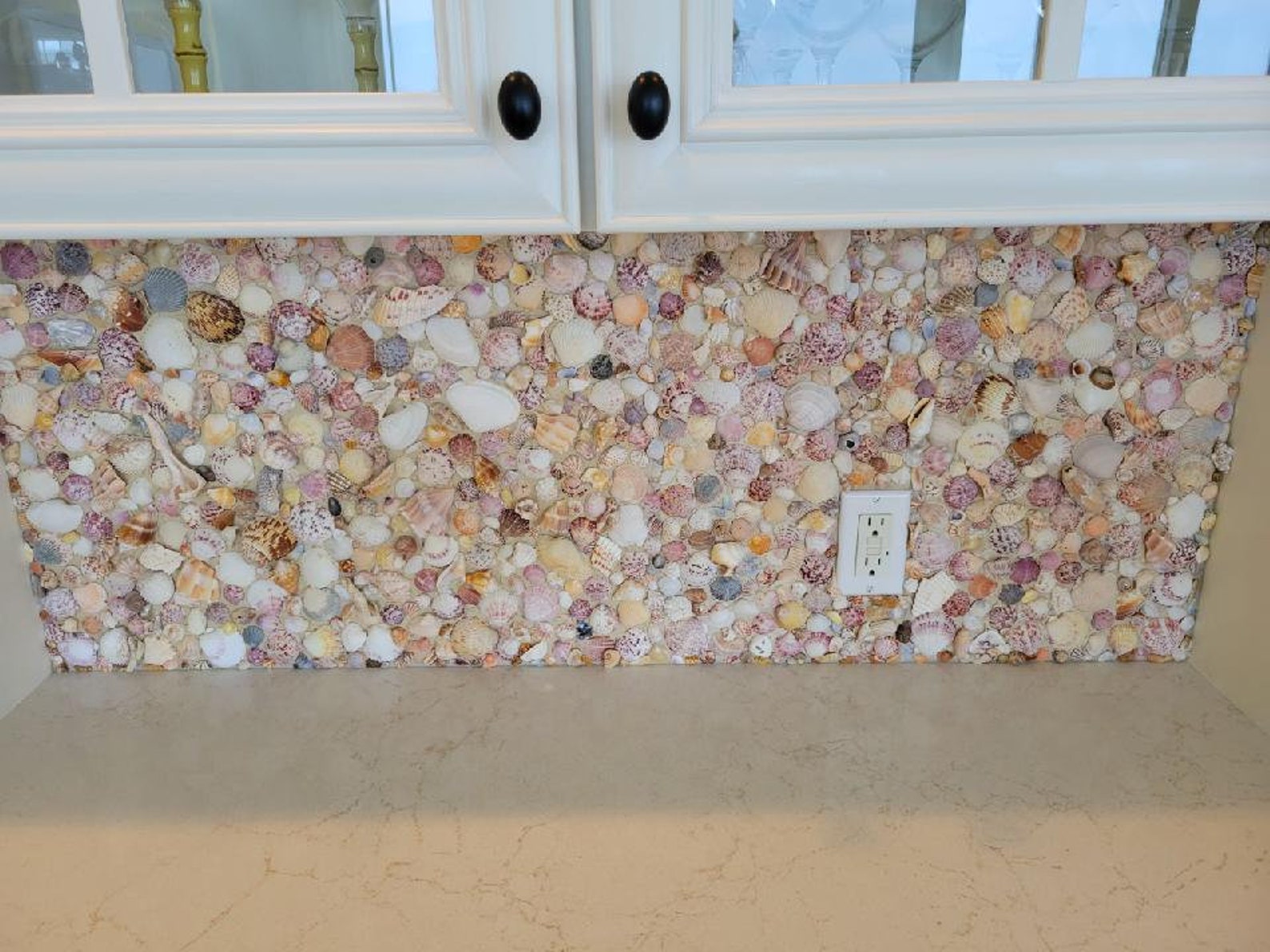 Coastal Decor Shell Tiles Fireplace Tiles Sea Shells - Etsy