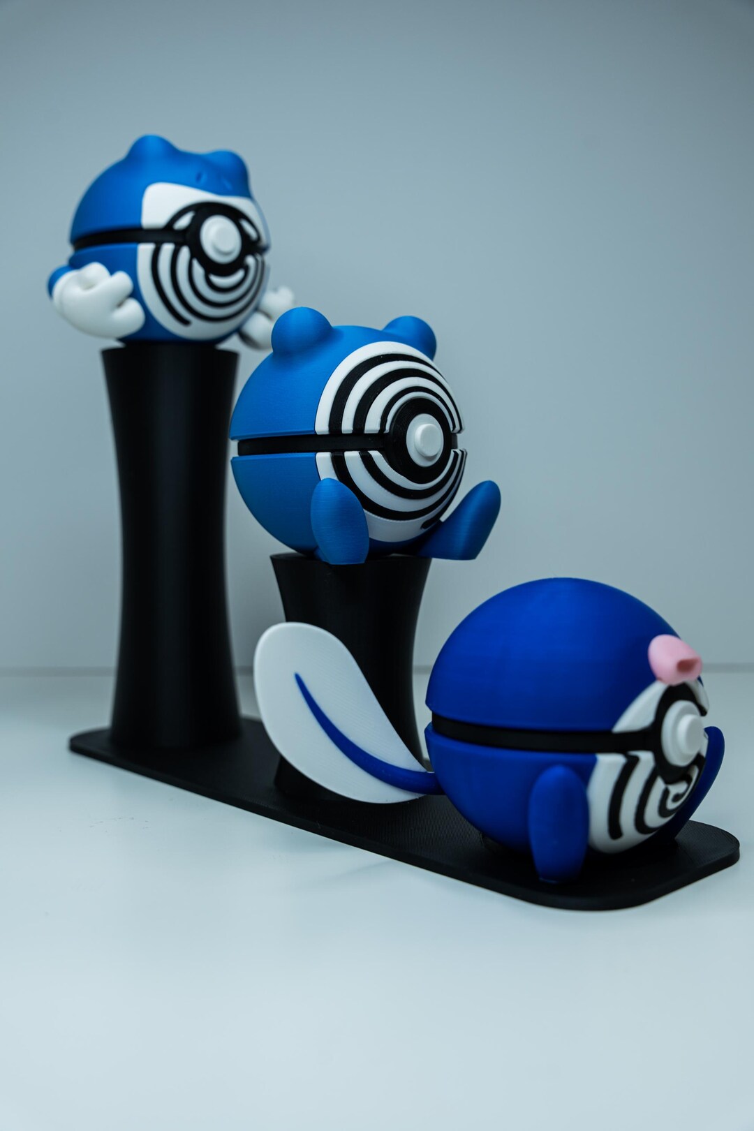 3D Printed Water Pokémon Evolution Set | Poliwag, Poliwhirl, Poliwrath ...