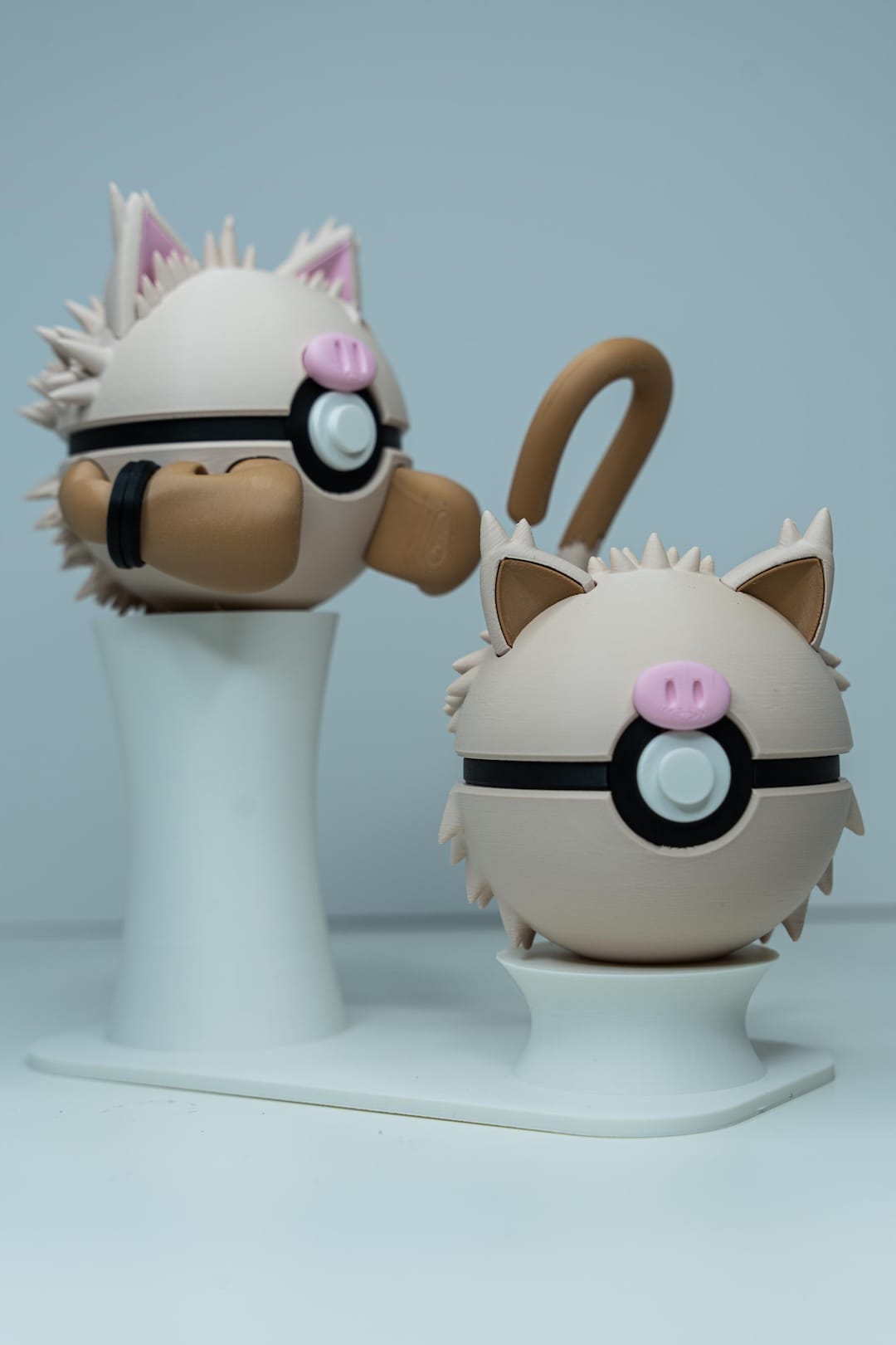 Mankey & Primeape Pokéball Figures | 3D Printed Pokémon Desk Decor - Etsy