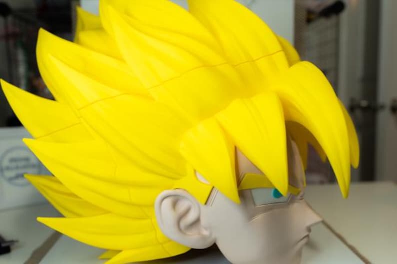 3D Printed Goku Helmet: Magnetic Assembly Dragon Ball Z Cosplay Prop - Etsy