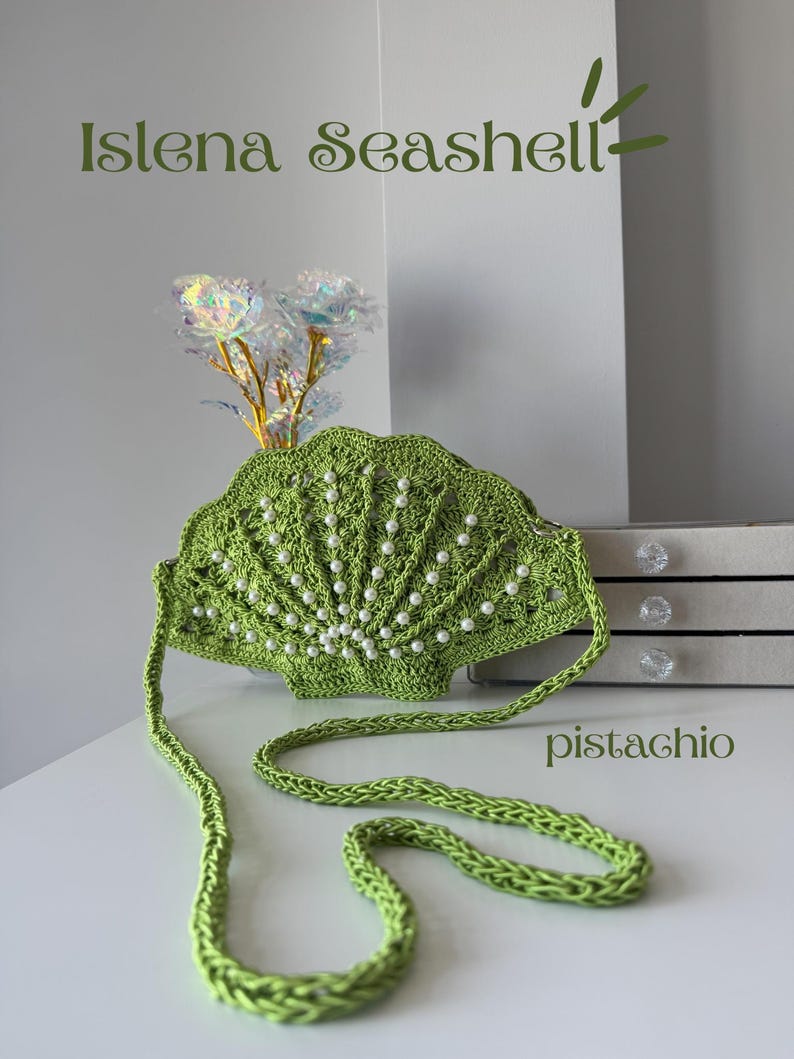Seashell Crochet Bag Pattern PDF Digital Tutorial - Etsy