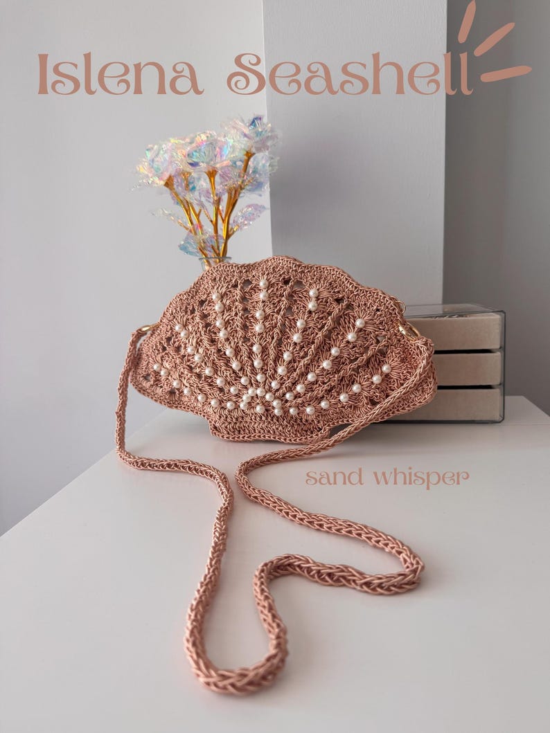 Seashell Crochet Bag Pattern PDF Digital Tutorial - Etsy