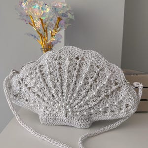 Seashell Crochet Bag Pattern PDF Digital Tutorial - Etsy