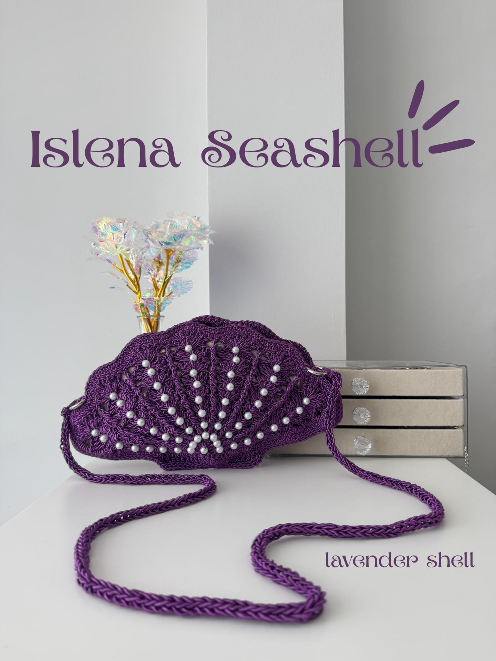 Seashell Crochet Bag Pattern PDF Digital Tutorial - Etsy