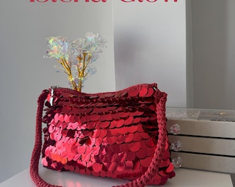 Handmade Sequin Bag Mermaid Handmade Bag Shiny Handmade Bag Luxury ...