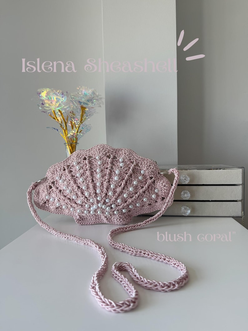Seashell Crochet Bag Pattern PDF Digital Tutorial - Etsy
