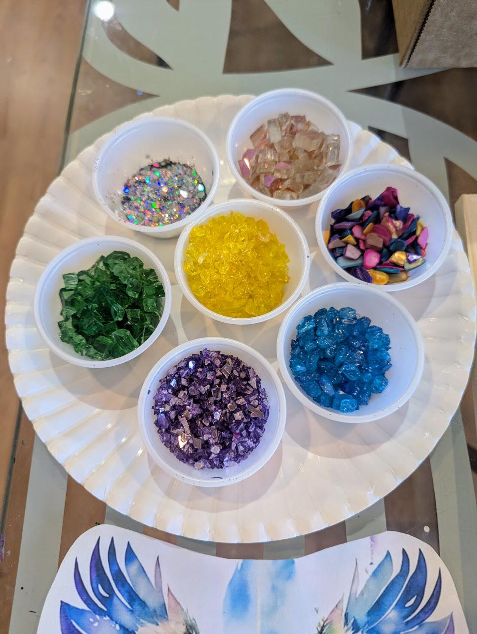 Crushed Glass DIY Make It Yourself Art Kit Panel Owl - Etsy