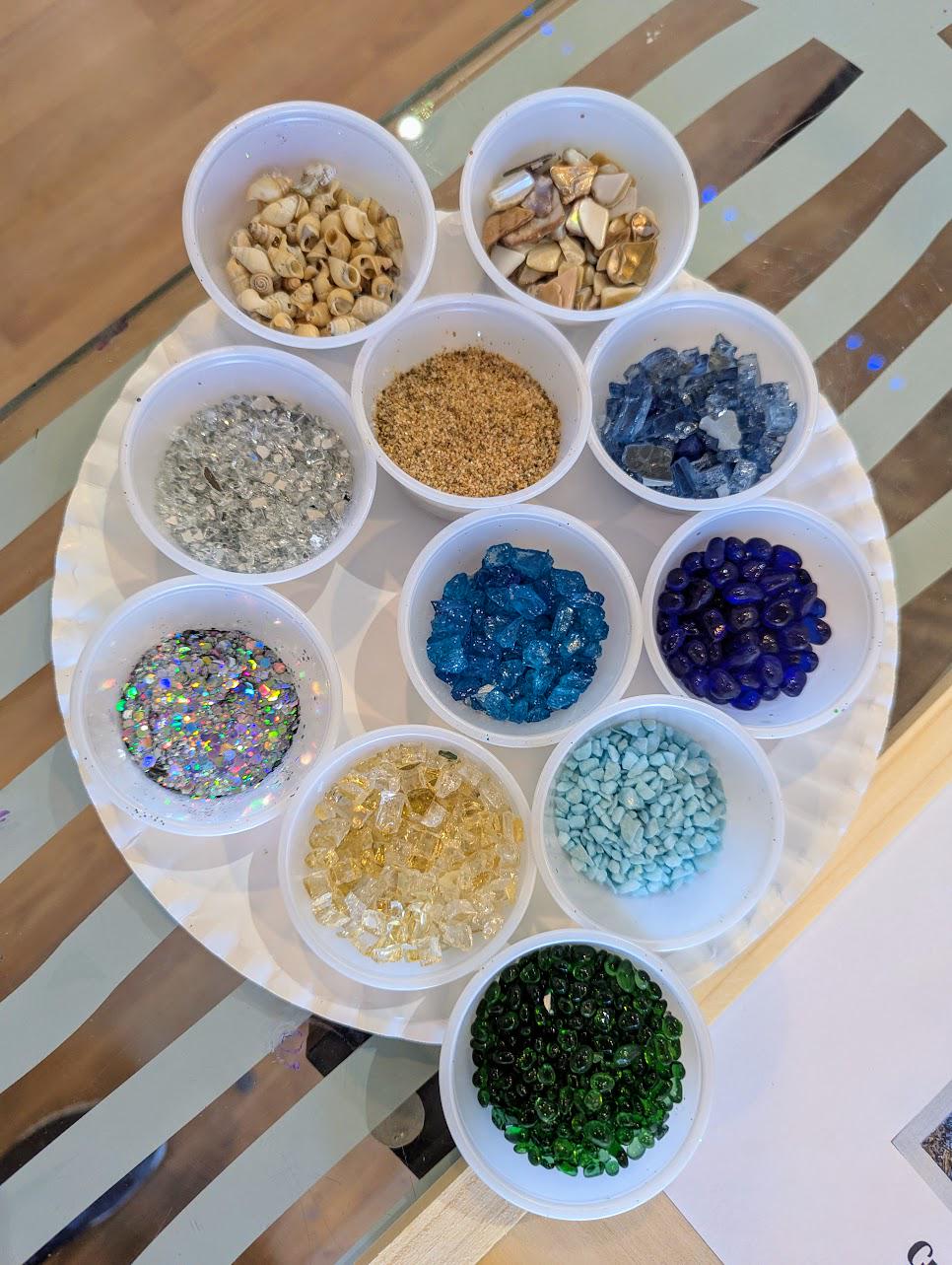 Crushed Glass DIY Make It Yourself Art Kit Panel Ocean Beach - Etsy