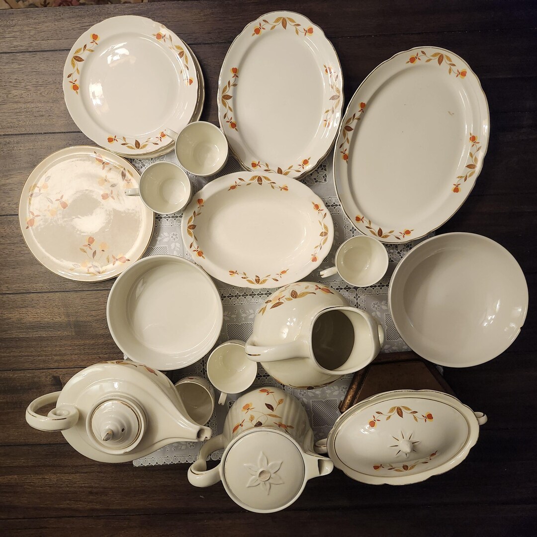 Vtg Hall China Dinnerware and Ovenware - Etsy
