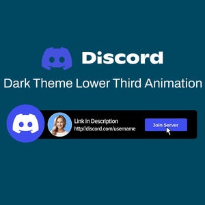 Custom Discord Follow Button Overlay – Animated Lower Third Alerts With ...
