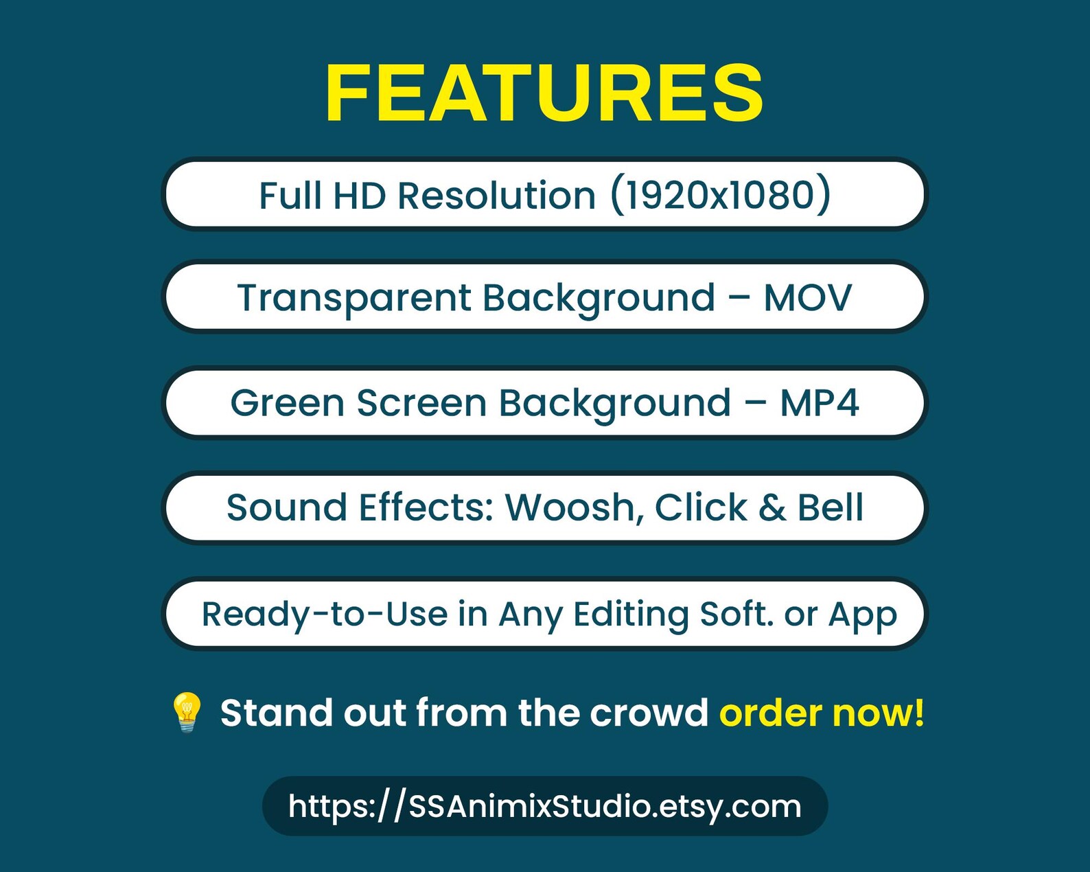 Animated Youtube Subscribe Button Overlay: Sound FX (instant Download ...