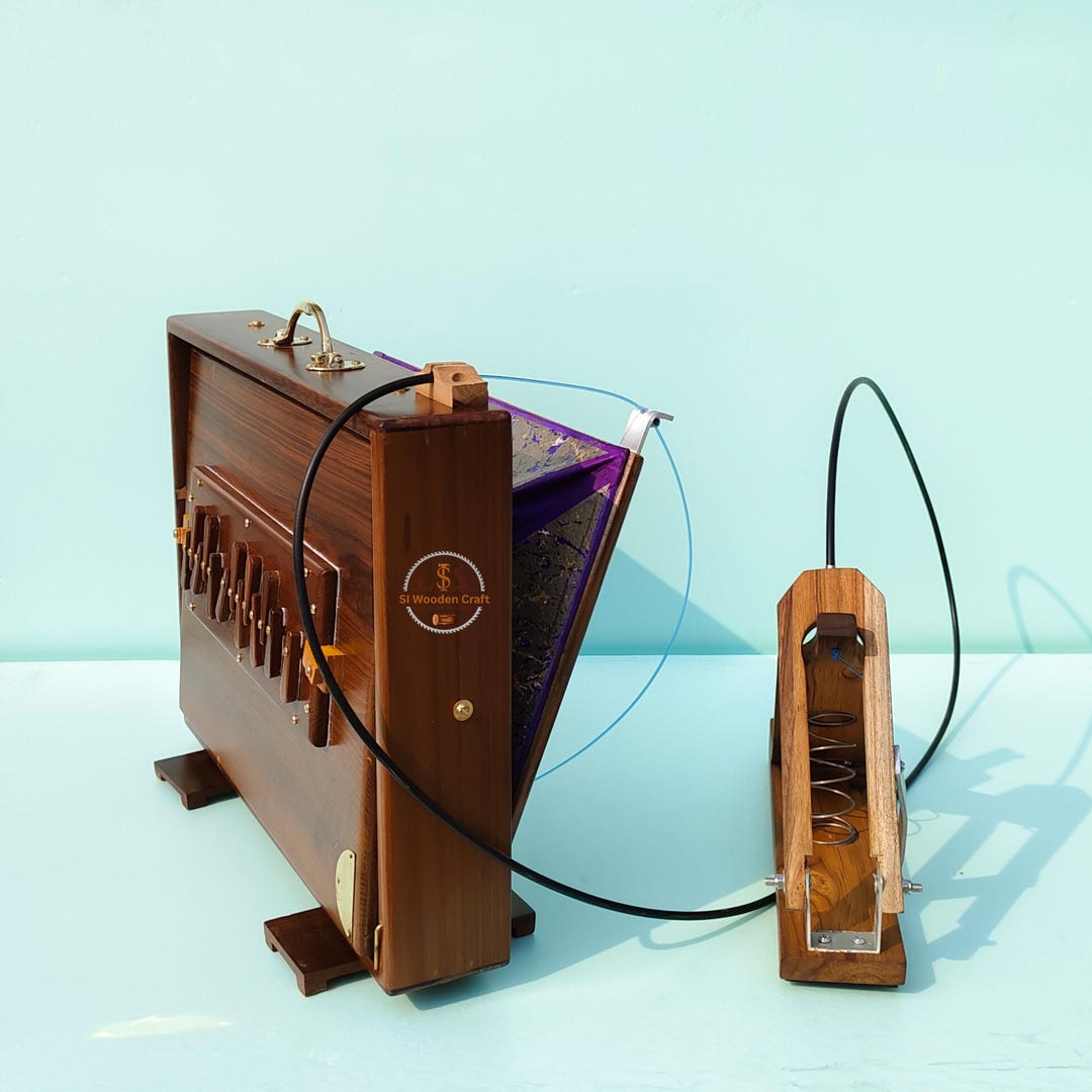 Shruti Box With Foot Pedal (paidal) | Handmade Indian Drone Instrument ...