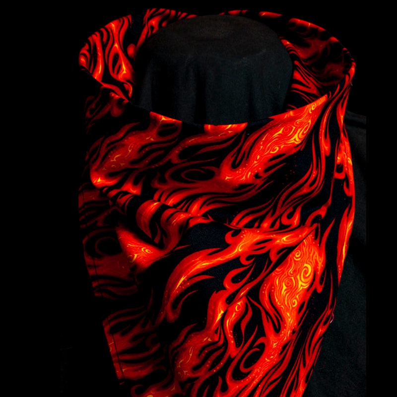 Fire Scarf - Etsy