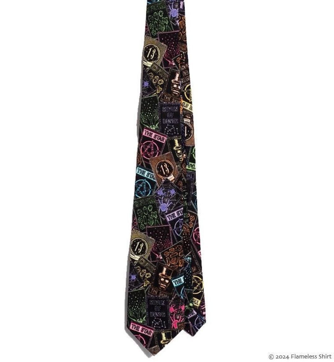 Neon Tarot Limited-edition Ultra-high Quality Necktie - Etsy
