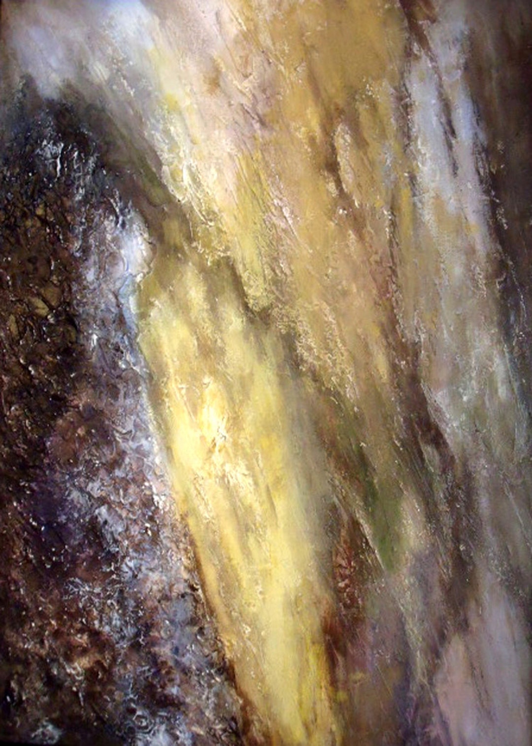 Georgia Tree Trunk Abstract Original Acrylic on Canvas Nature Art ...