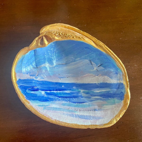 Beach Shell Painting - Etsy