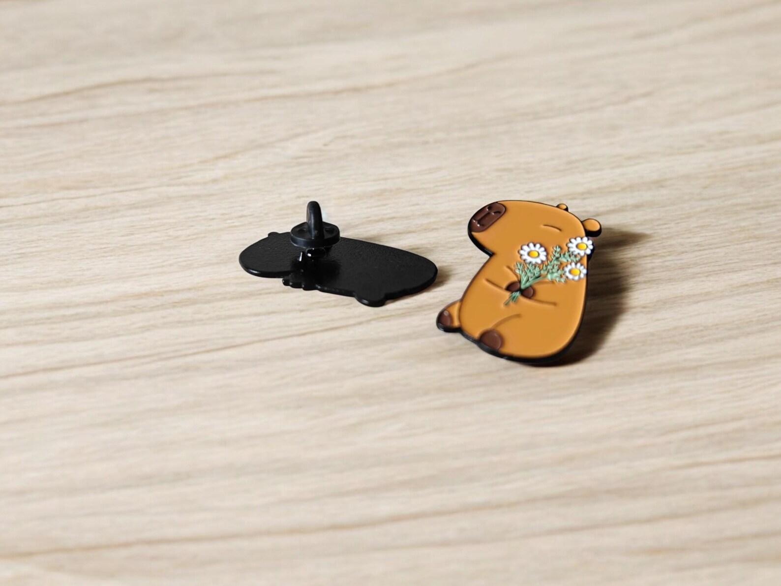 Cute Capybara Couple Enamel Pins – Friendship Gift - Etsy