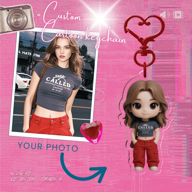 Custom Mini Me Keychains - Etsy UK