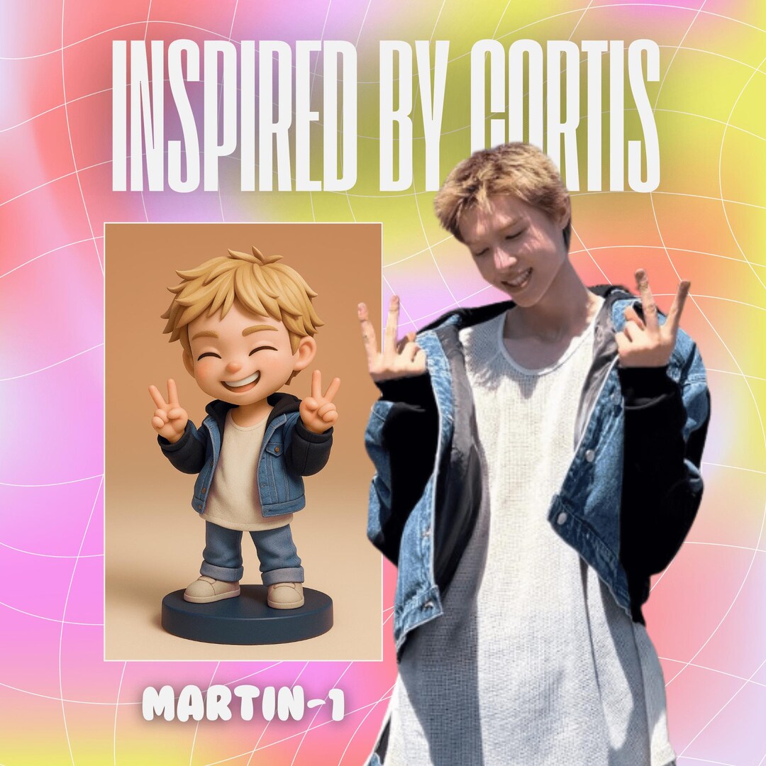 Custom Martin Figurine Cortis Kpop Mini Doll – 3D Resin Idol Gift for ...