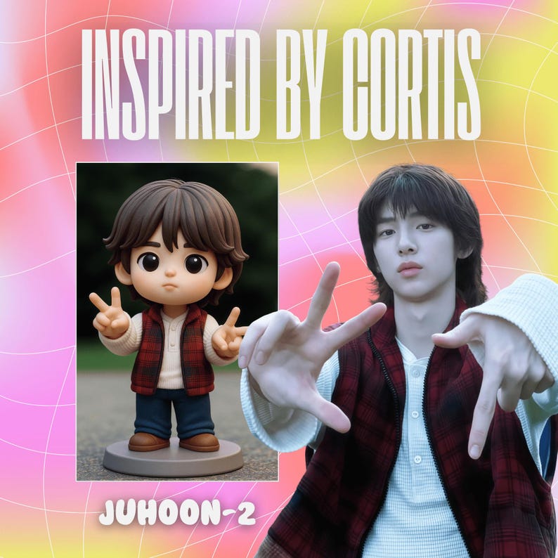 Juhoon Cortis 3D Figurine – Kpop Idol Chibi Doll, Resin Collectible - Etsy