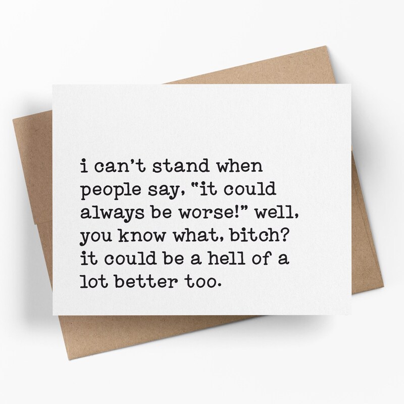 Funny Sympathy Card - Etsy