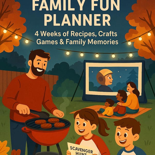 Family Fun Planner - Etsy