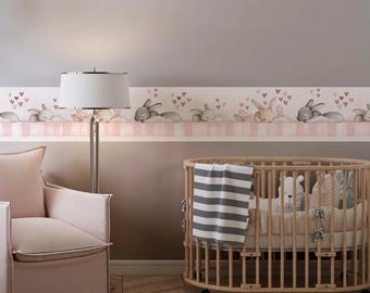 pink bow wall border