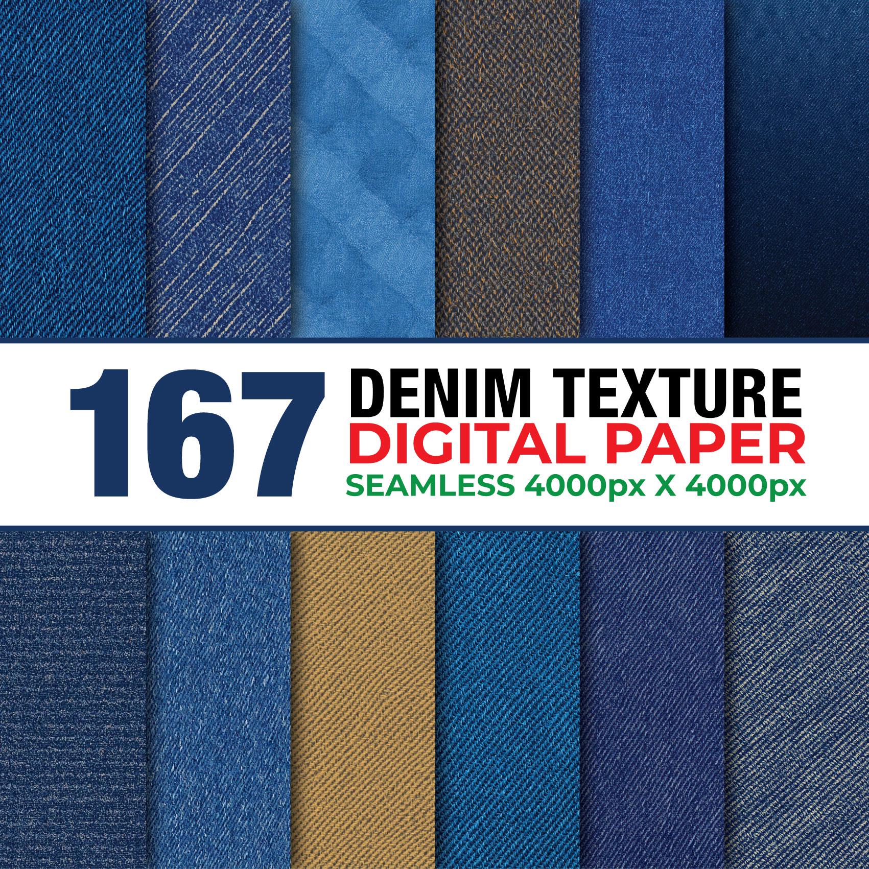 167 Denim Jeans Texture Seamless Digital Paper, Fabric Linen Seamless ...