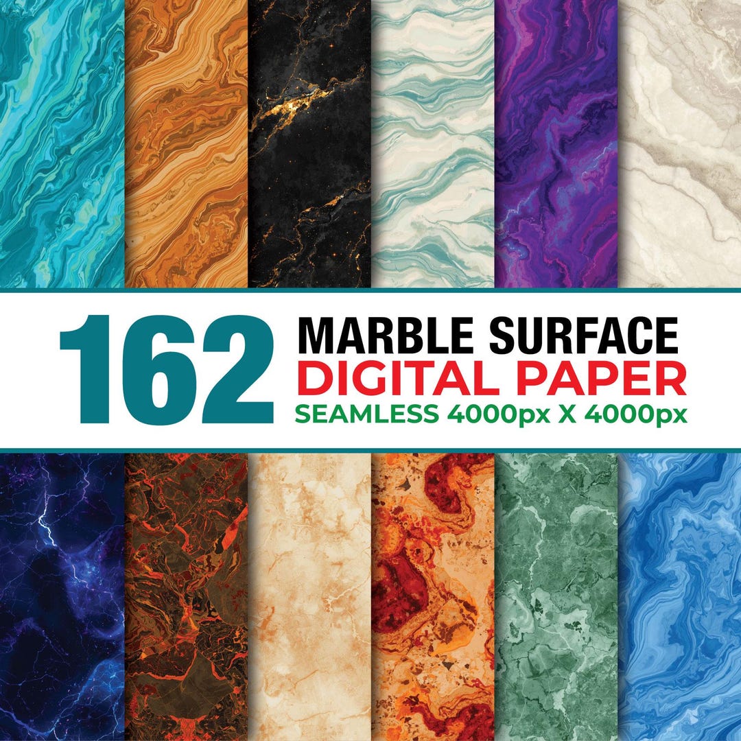 162 Marble Seamless Digital Paper, Marble Digital Paper, Marble Texture ...