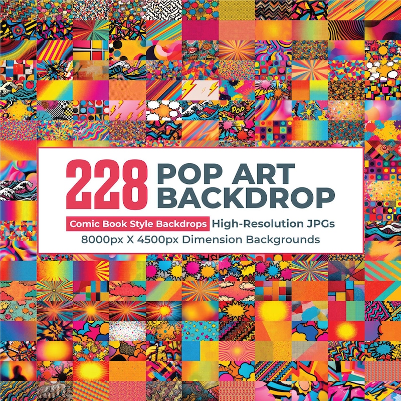Vintage Wallpaper Pop Art - Etsy