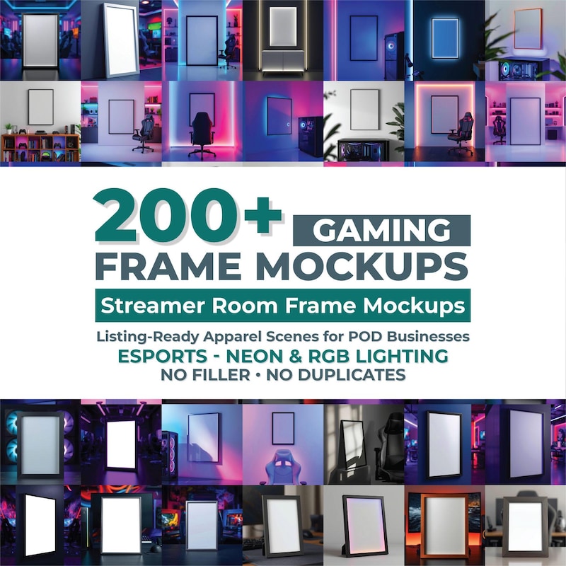 Gaming Poster Frame - Etsy