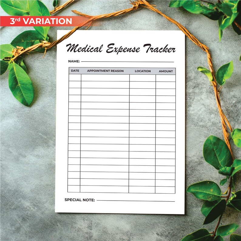 Medical Planner, Medical Log, Health Log, Healthcare Planner, Medical ...