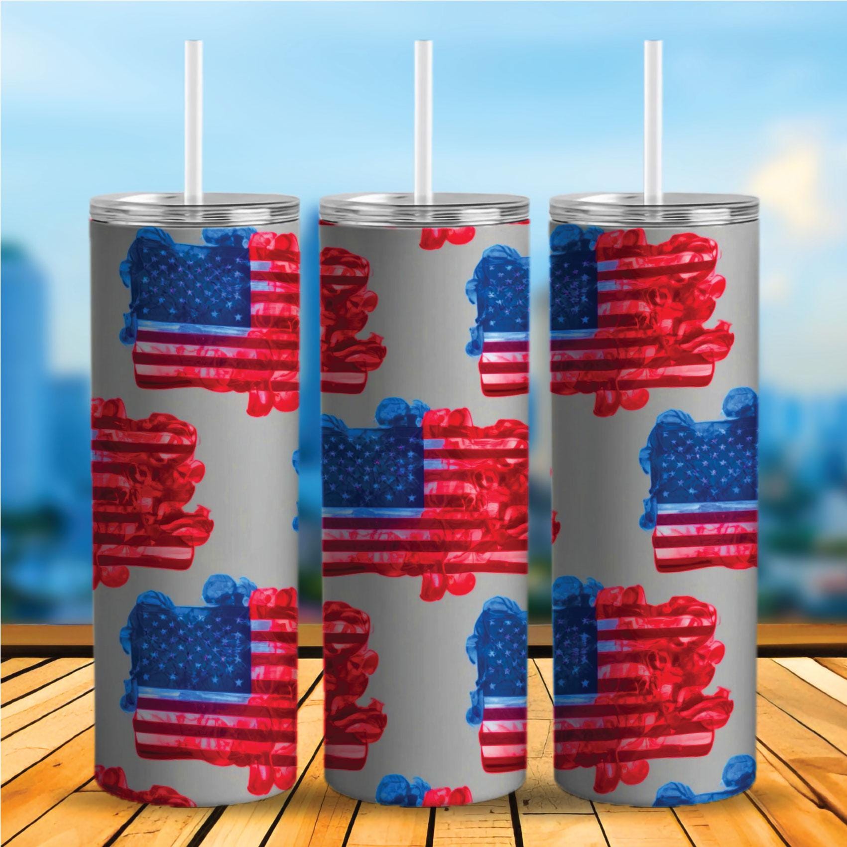 183 Smokey American Flag Seamless Digital Paper, America Flag Texture ...