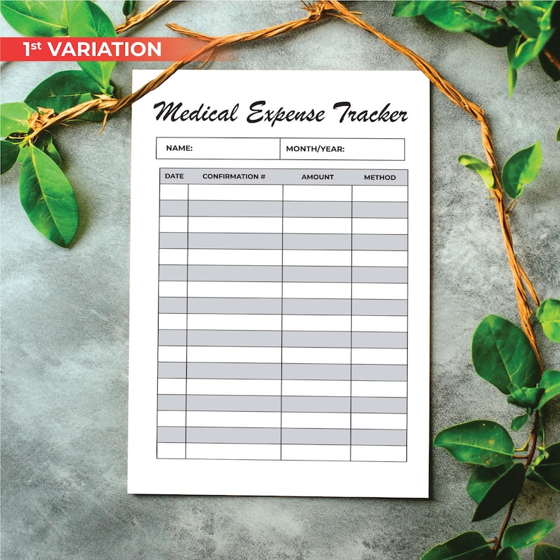 Medical Planner, Medical Log, Health Log, Healthcare Planner, Medical Tracker, Medical Expense ...