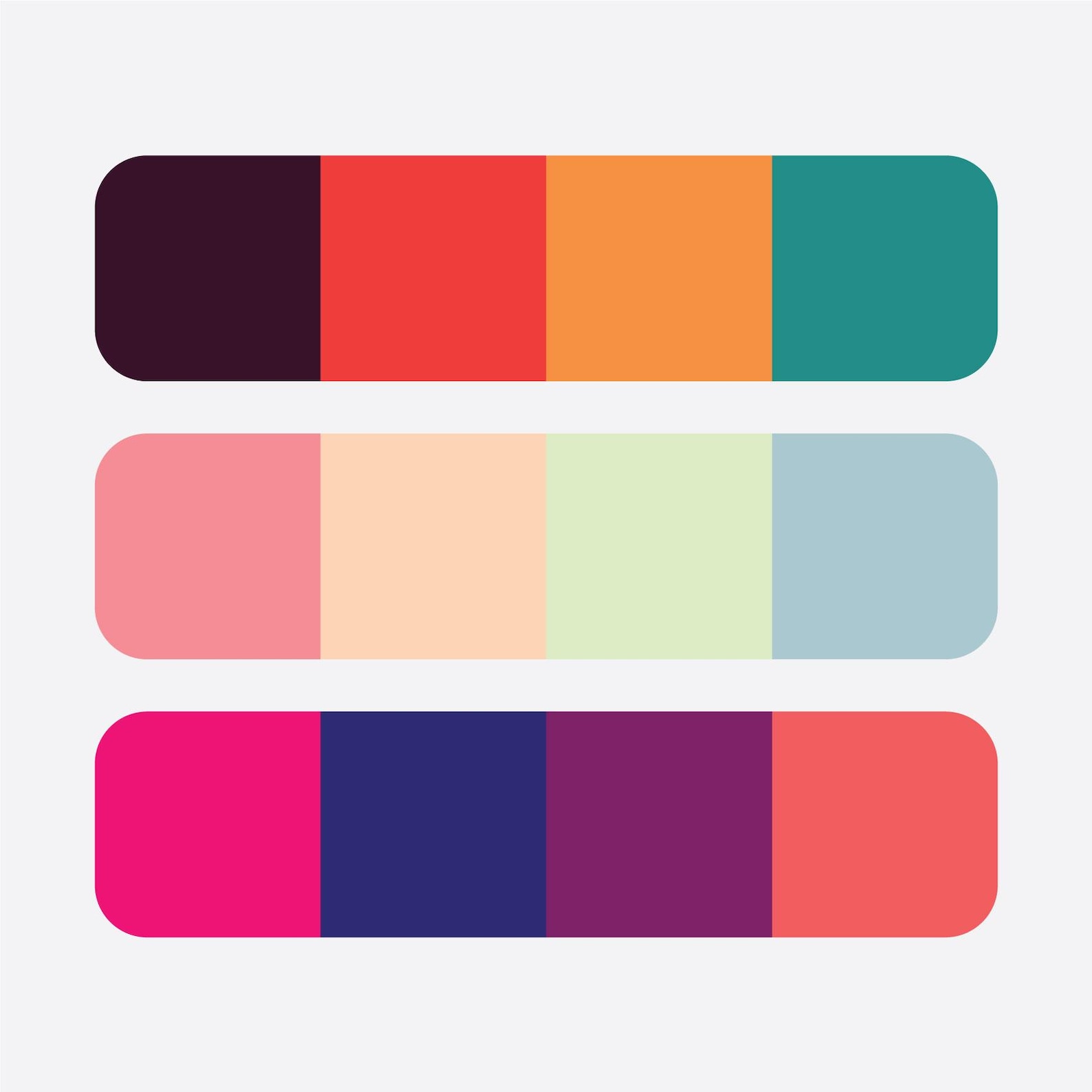 640 Color Palette Bundle, Procreate Color Palette Swatches, Procreate ...