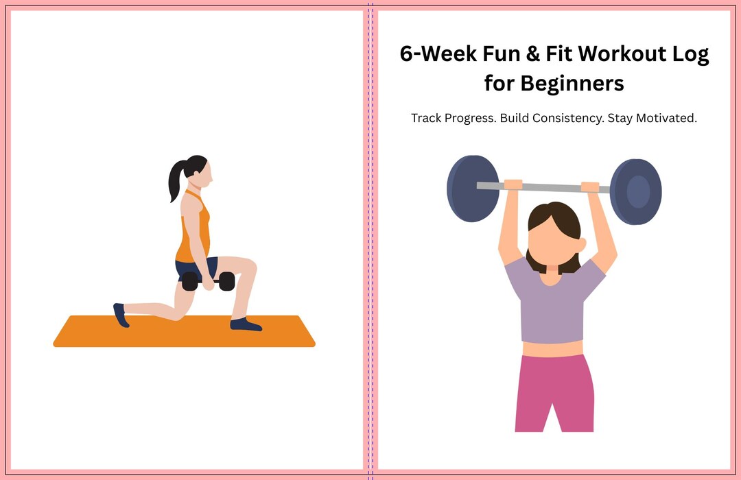 6 Week Fun & Fit Workout Log - Etsy