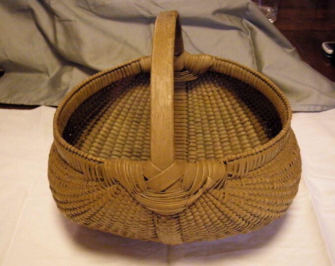 Rare! Shelton Sisters Basket, Large Size, Hand Woven Wicker 1800's - Etsy