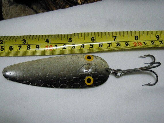 Vintage Koho Devle Large Metal Spoon Fishing Lure | Etsy