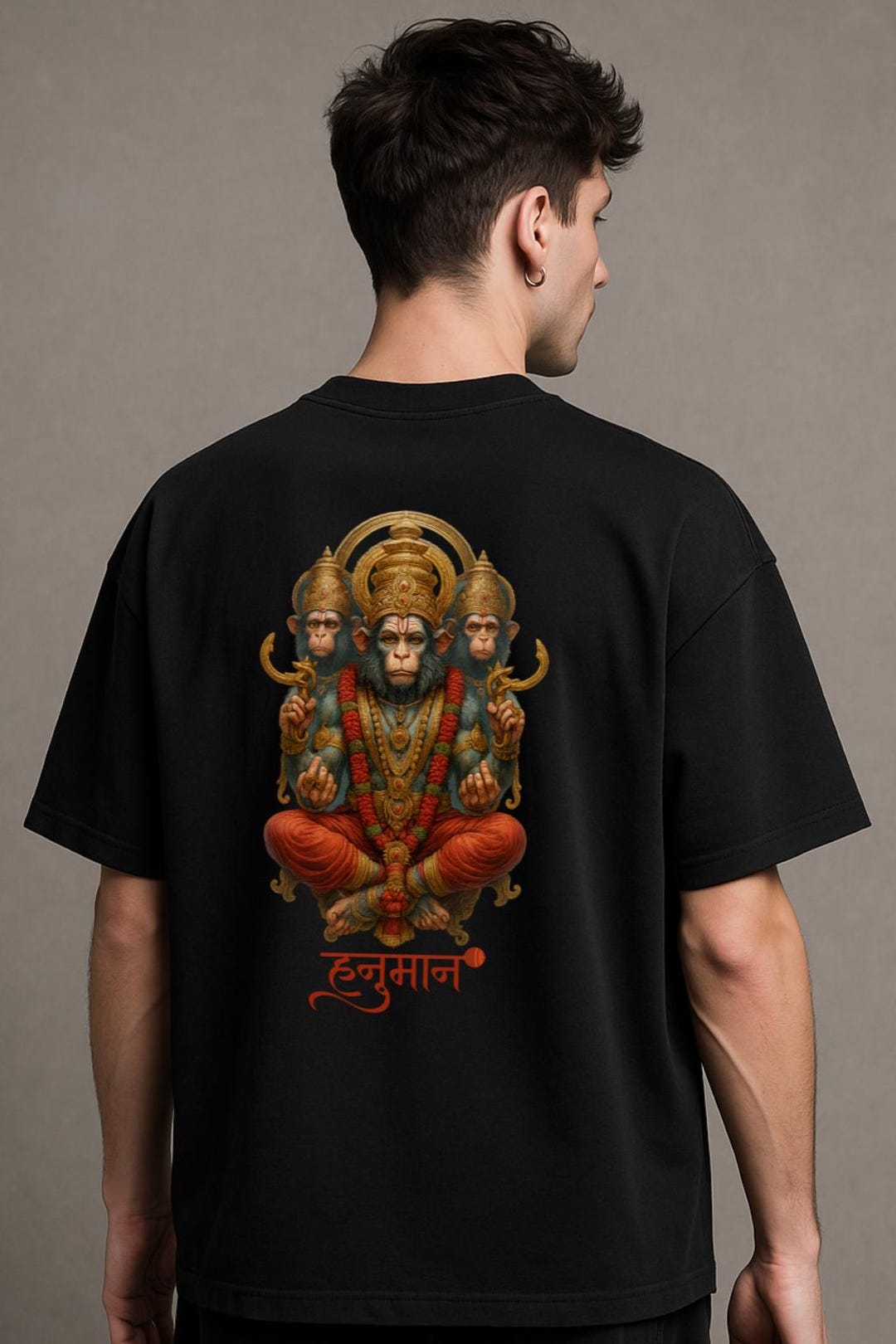 Hanuman Graphic Tee: Hindu Monkey God Shirt - Yoga, Mythology Art - Etsy