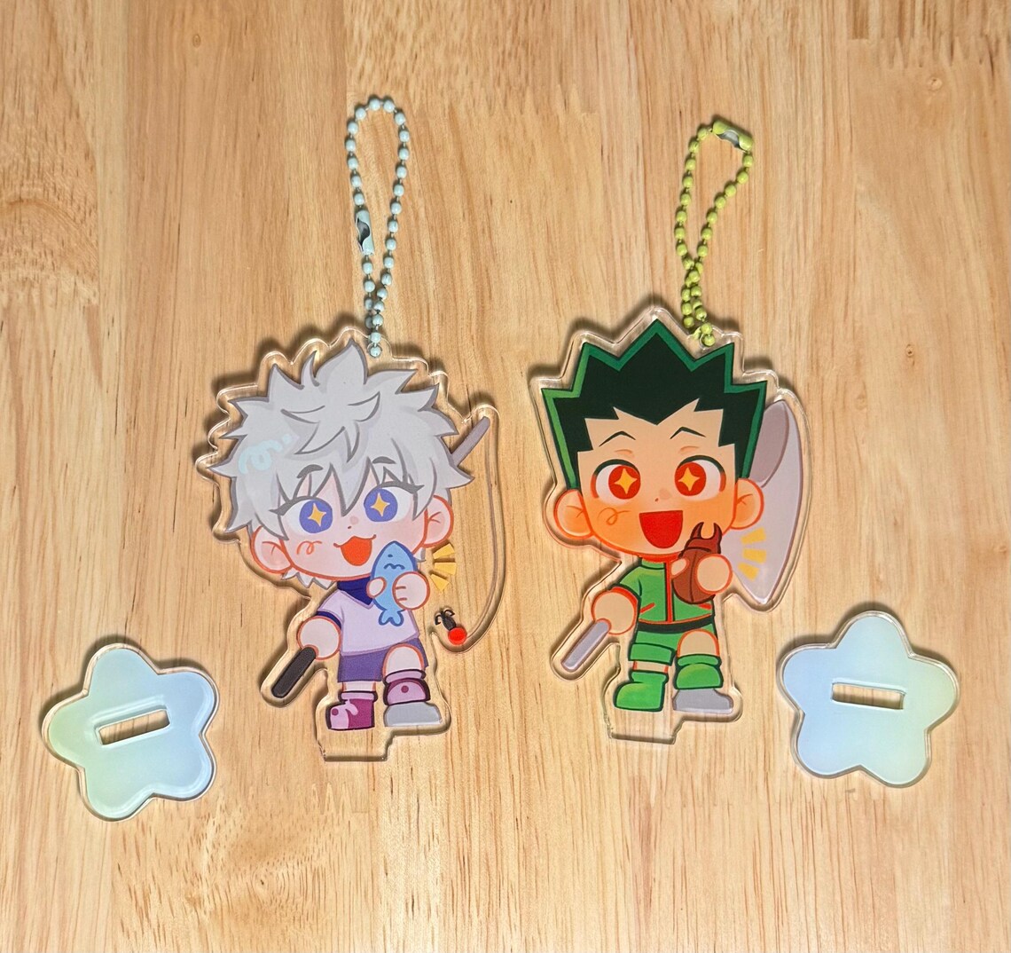 Hunter X Hunter Gon and Killua Standee Keychain - Etsy