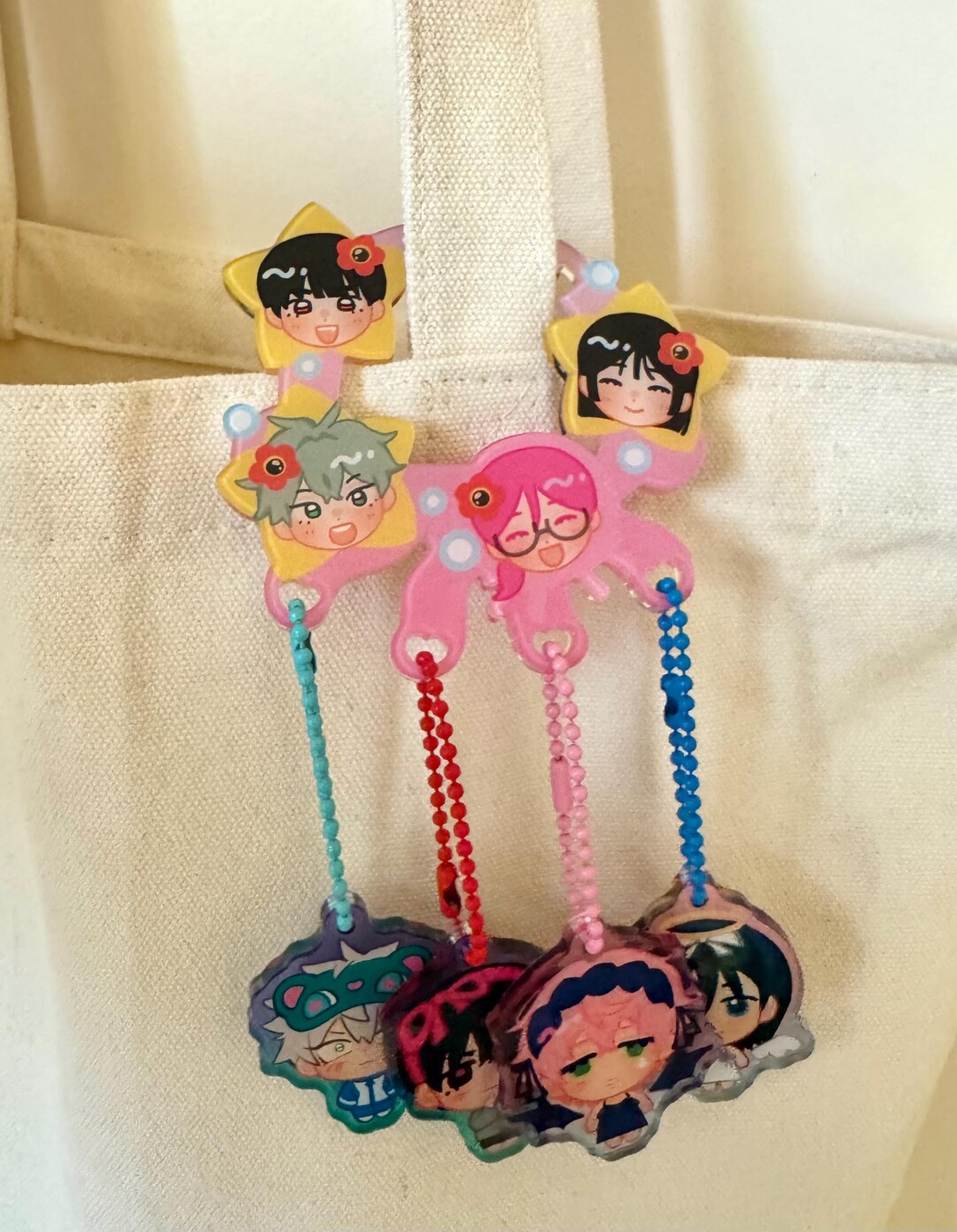 Alien Stage Bon Bon Jellyfish Acrylic Carabiner - Etsy