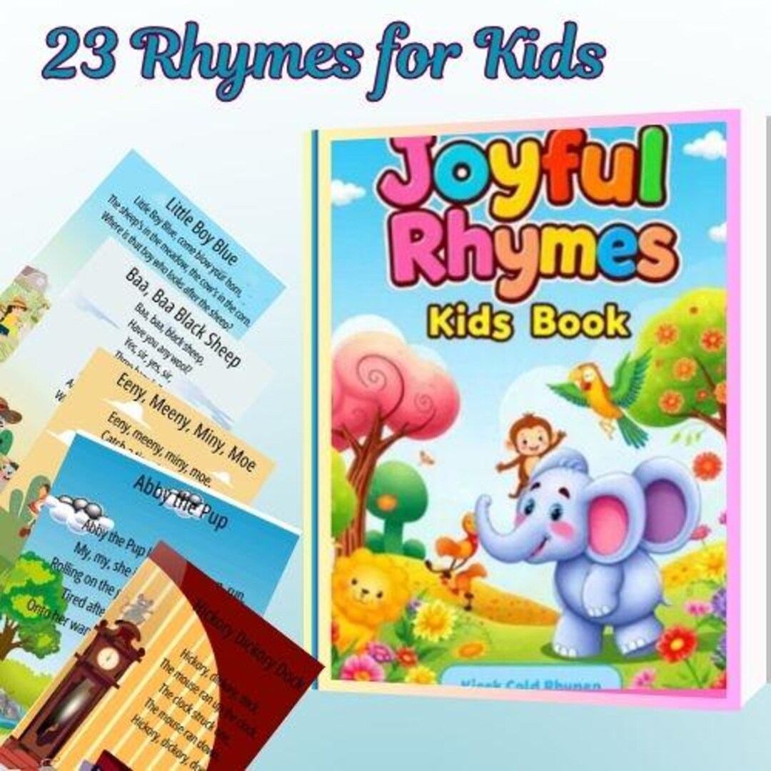 Nursery Rhymes Book for Kids: ABC Poems, Educational Songs (digital ...