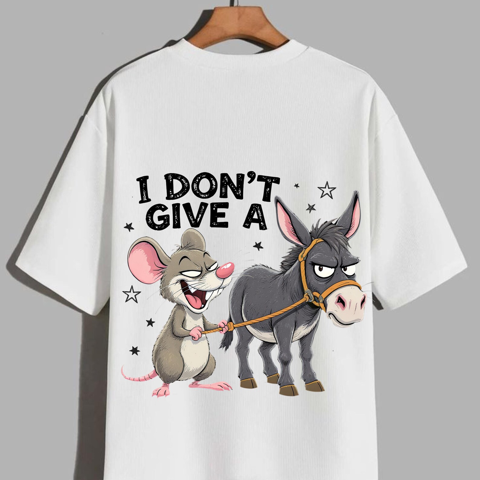 I Don't Give a Rat's Ass Sarcasm Png, Funny Donkey PNG, Sarcastic Shirt ...