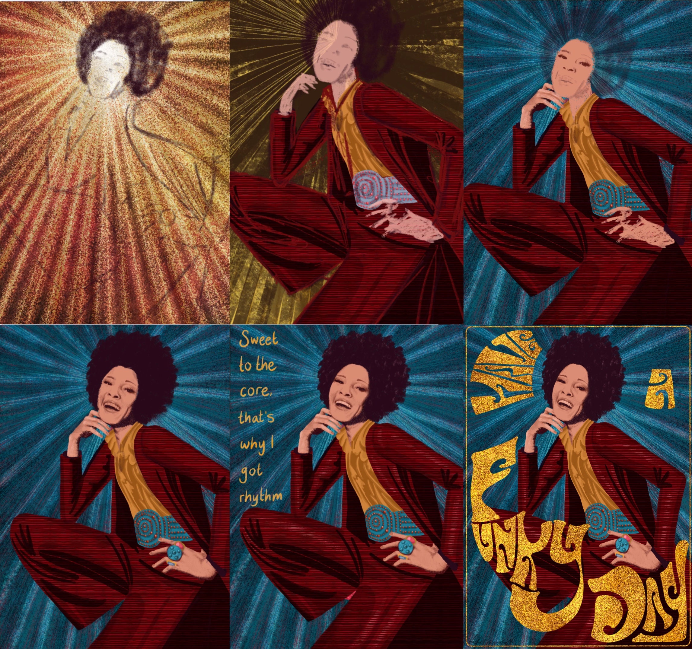 PRINTABLE Have A Funky Day Greetings Card Hand Lettered Downloadable ...