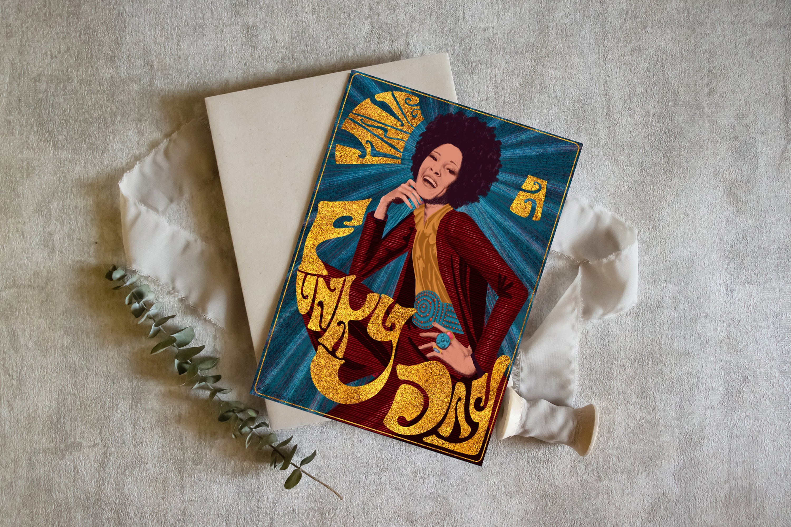 PRINTABLE Have A Funky Day Greetings Card Hand Lettered Downloadable ...