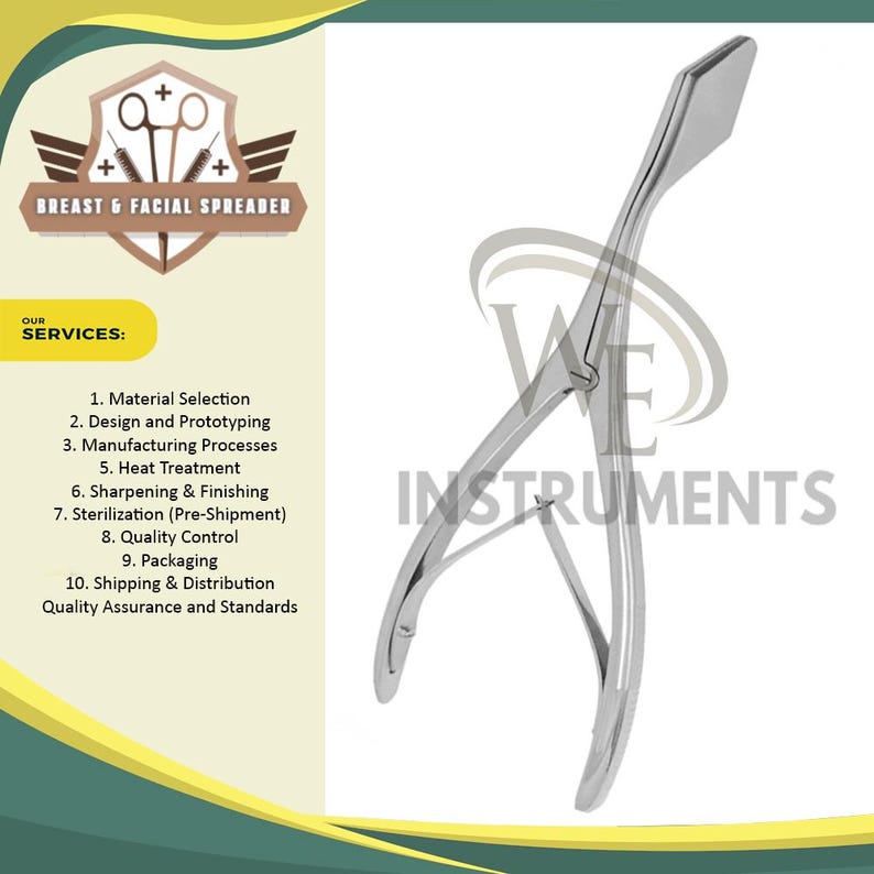 Breast and Facial Spreader 30cm – Comfortable Grip for Precise Surgical ...
