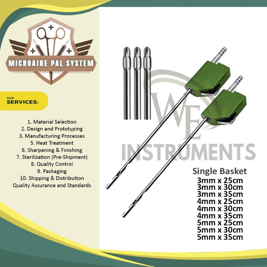 Microaire Liposuction Cannulas – Pal-type Fitting – Single Basket-style ...