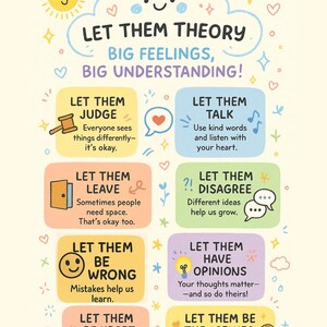 Let Them Theory Sticker – Emotional Intelligence Reminder for Teachers ...