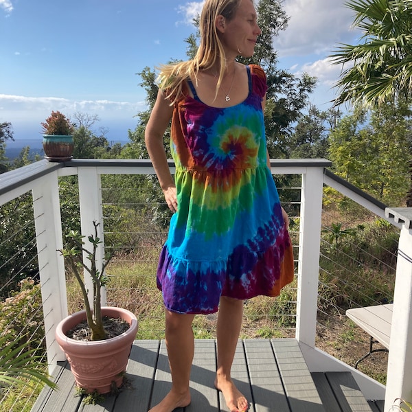 Tie Dye Sundress - Etsy