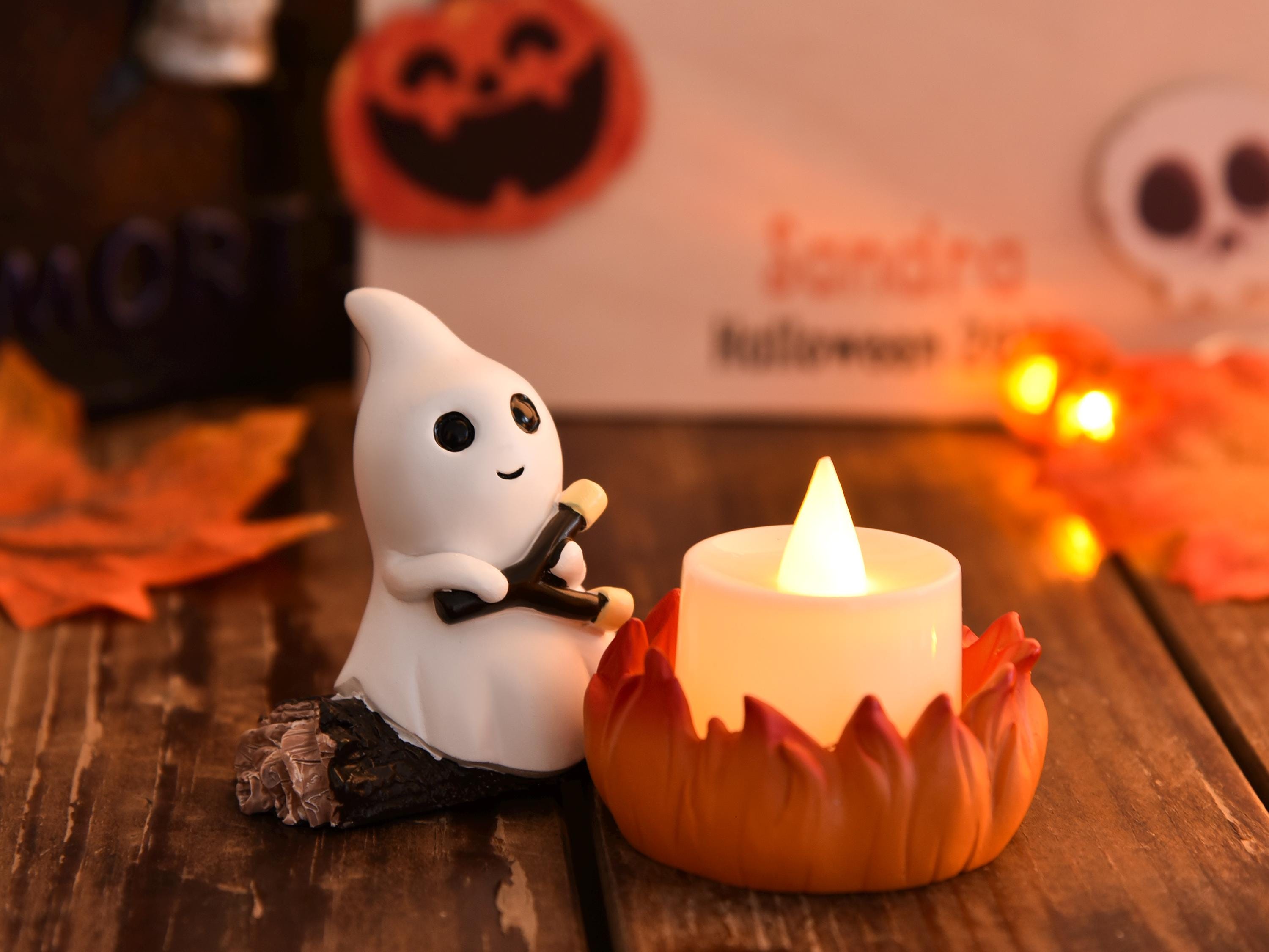 Cute Mini Ghost Campfire Gathering Gift for Halloween Decor,3d Printed ...